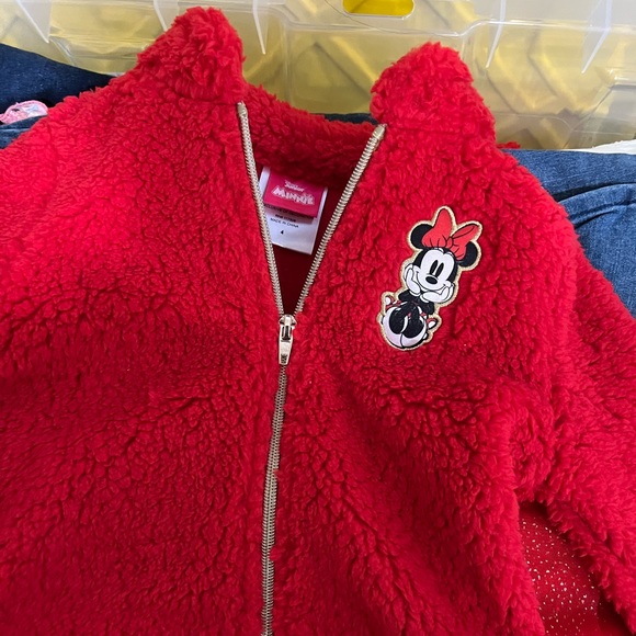Disney | Jackets & Coats | Disney Junior Minnie Mouse Jacket Size 4t ...